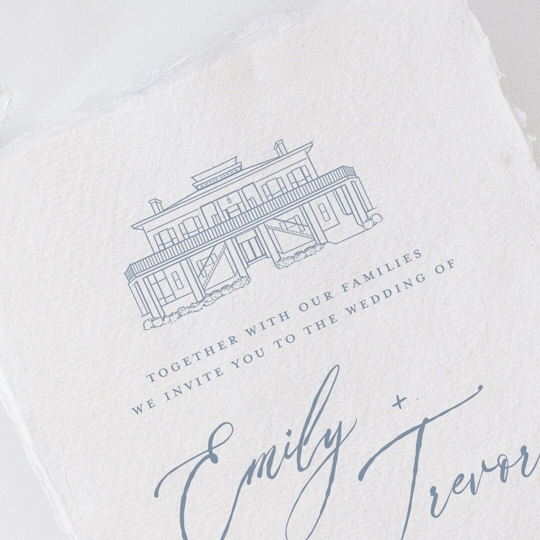 Weymouth Hall in Natchez, MS Venue Illustration Line Drawing - PDF ...