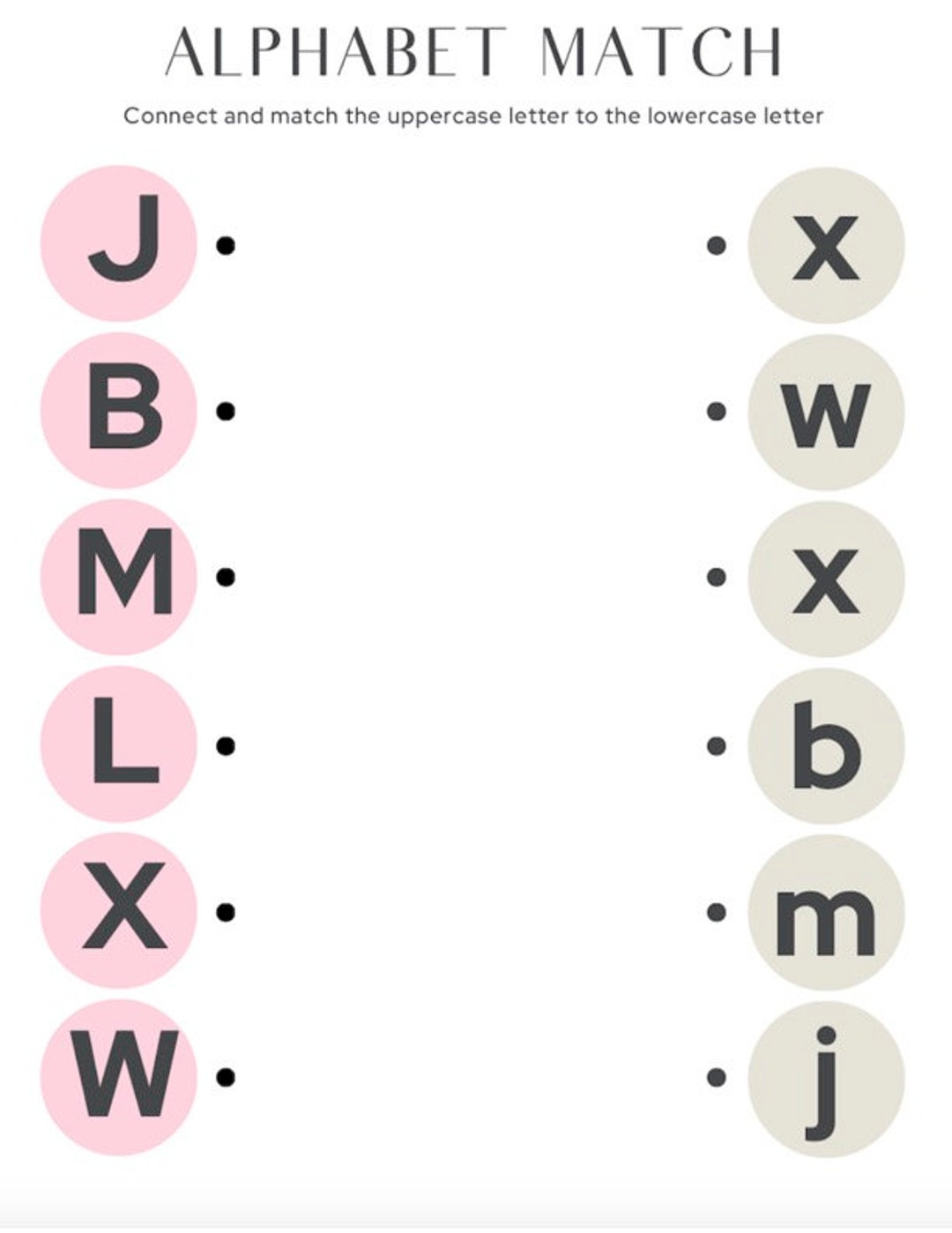 Tracing and Matching Bundle Digital Download - Etsy