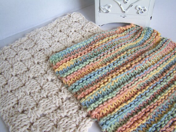 Modern Woman Buttercream Dishcloth Set of 2 - Etsy