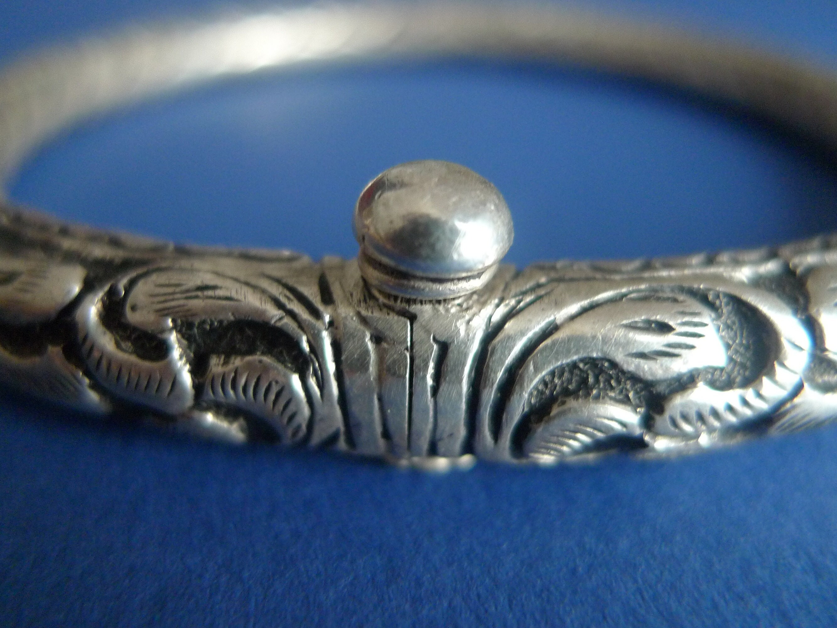 Big Silver Arm Bracelet From North India Can Be Used as an - Etsy