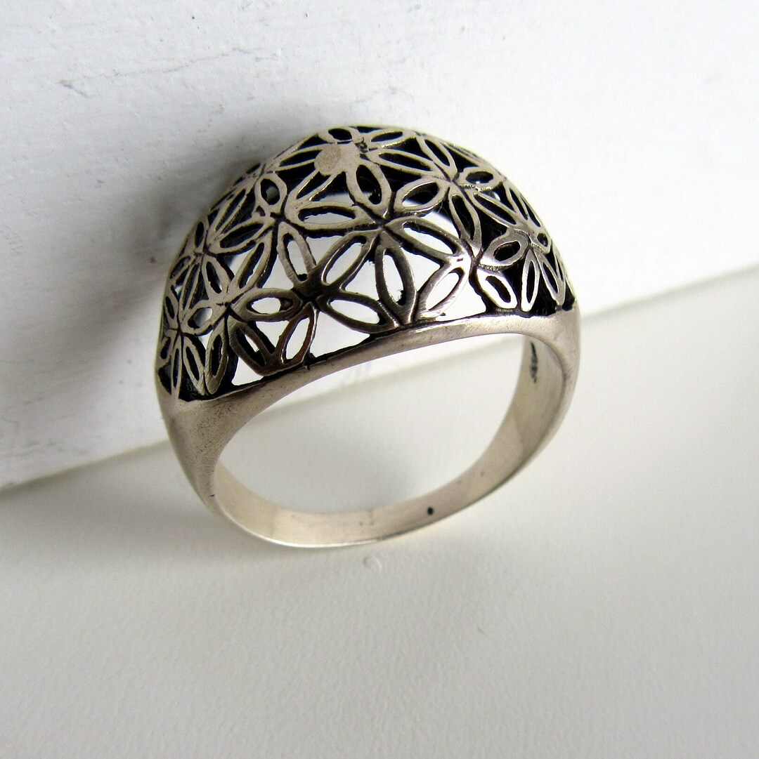 Silver Filigree Ring | Silver Ring From India - Etsy