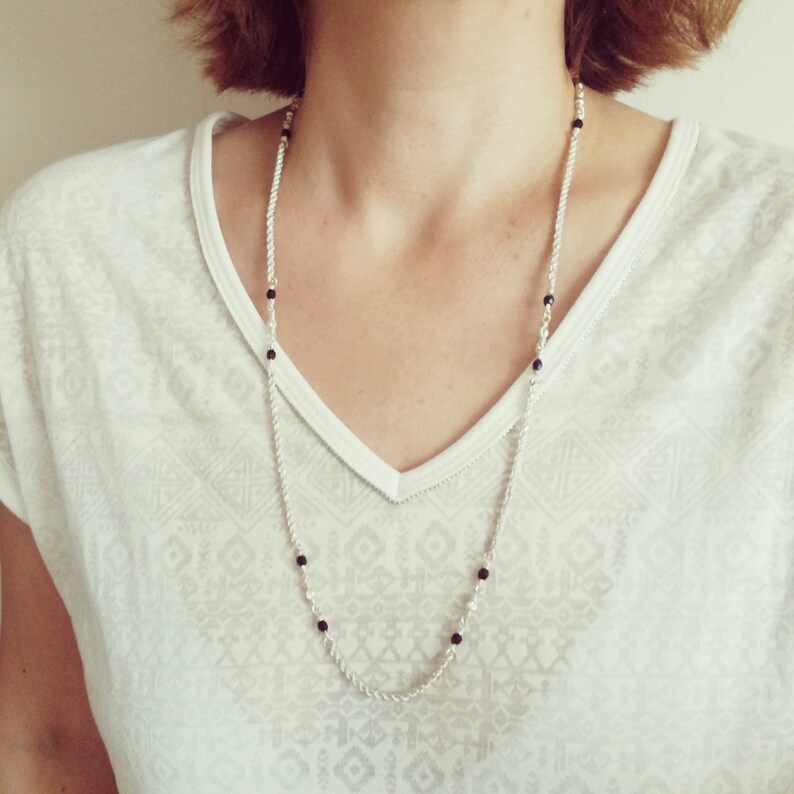 Traditional South India Silver Chain - Etsy