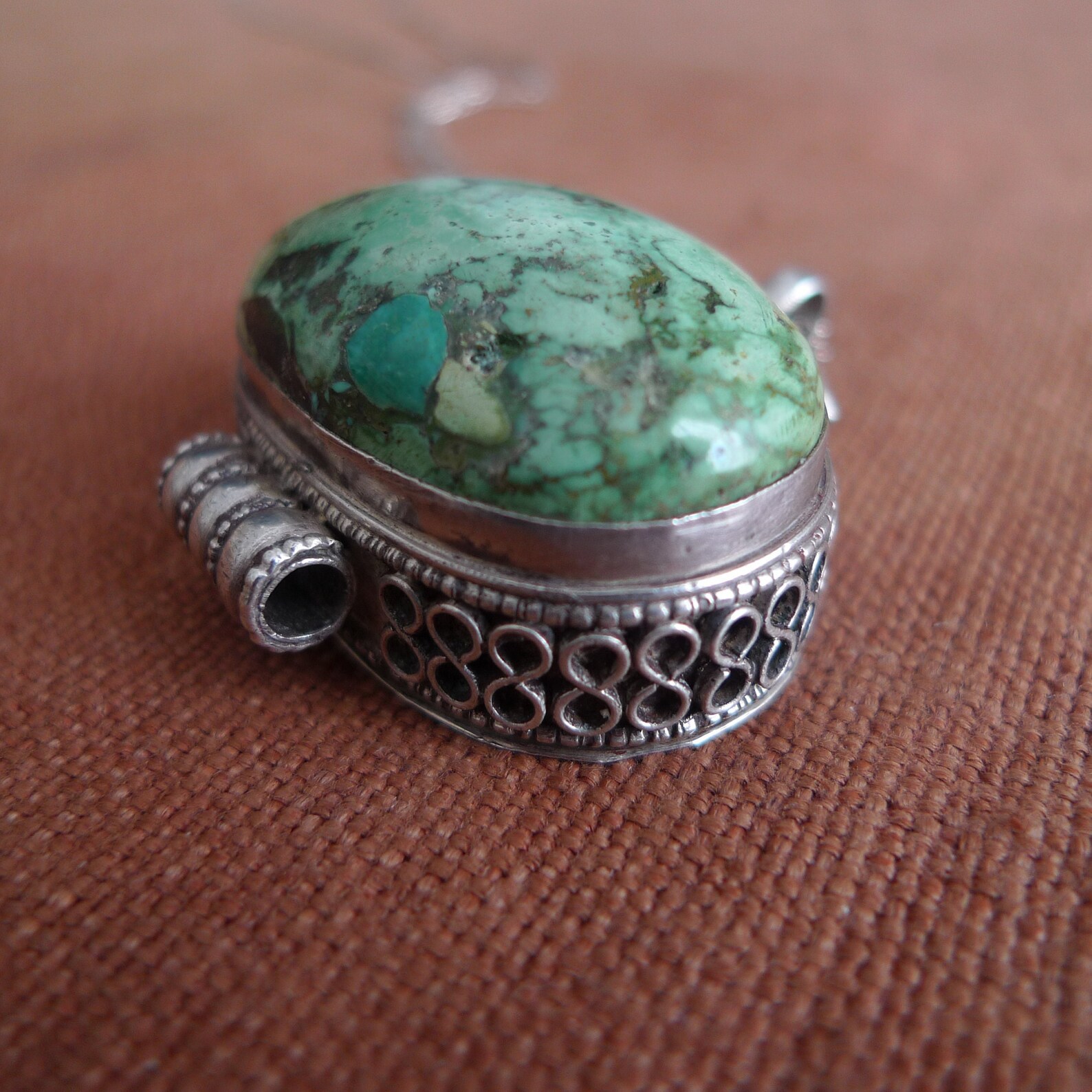 Turquoise Pendant From India - Etsy