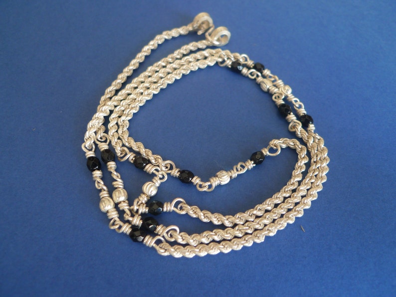 Traditional South India Silver Chain - Etsy