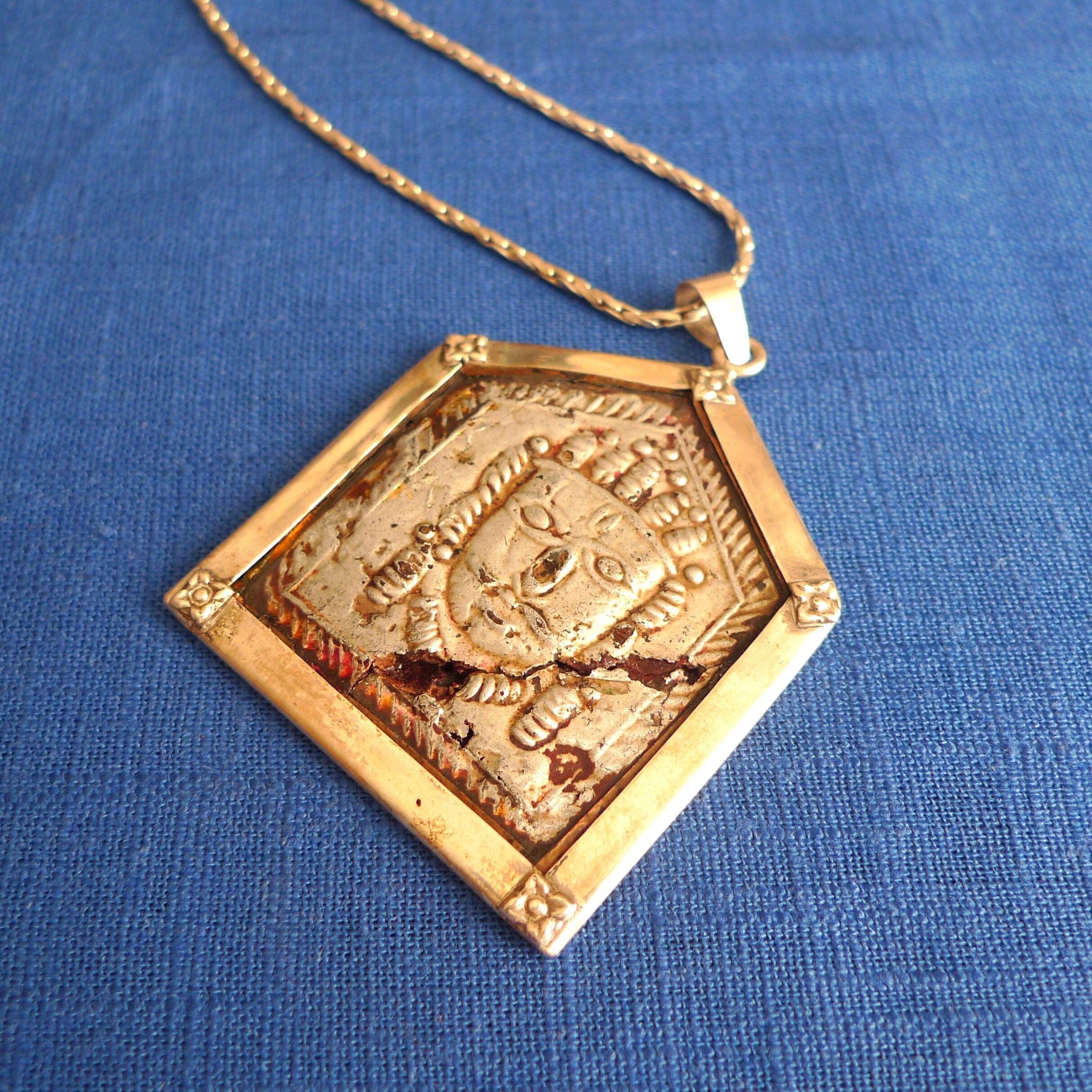Antique India Pendant Depicting Lord Indra Hindu Amulet - Etsy