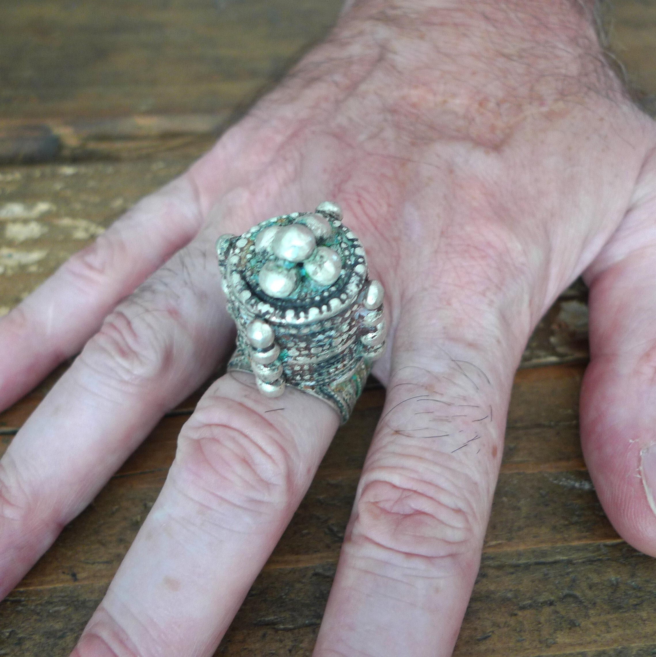 Big Tribal Ring From North India | Traditional Silver Jewelry - Etsy