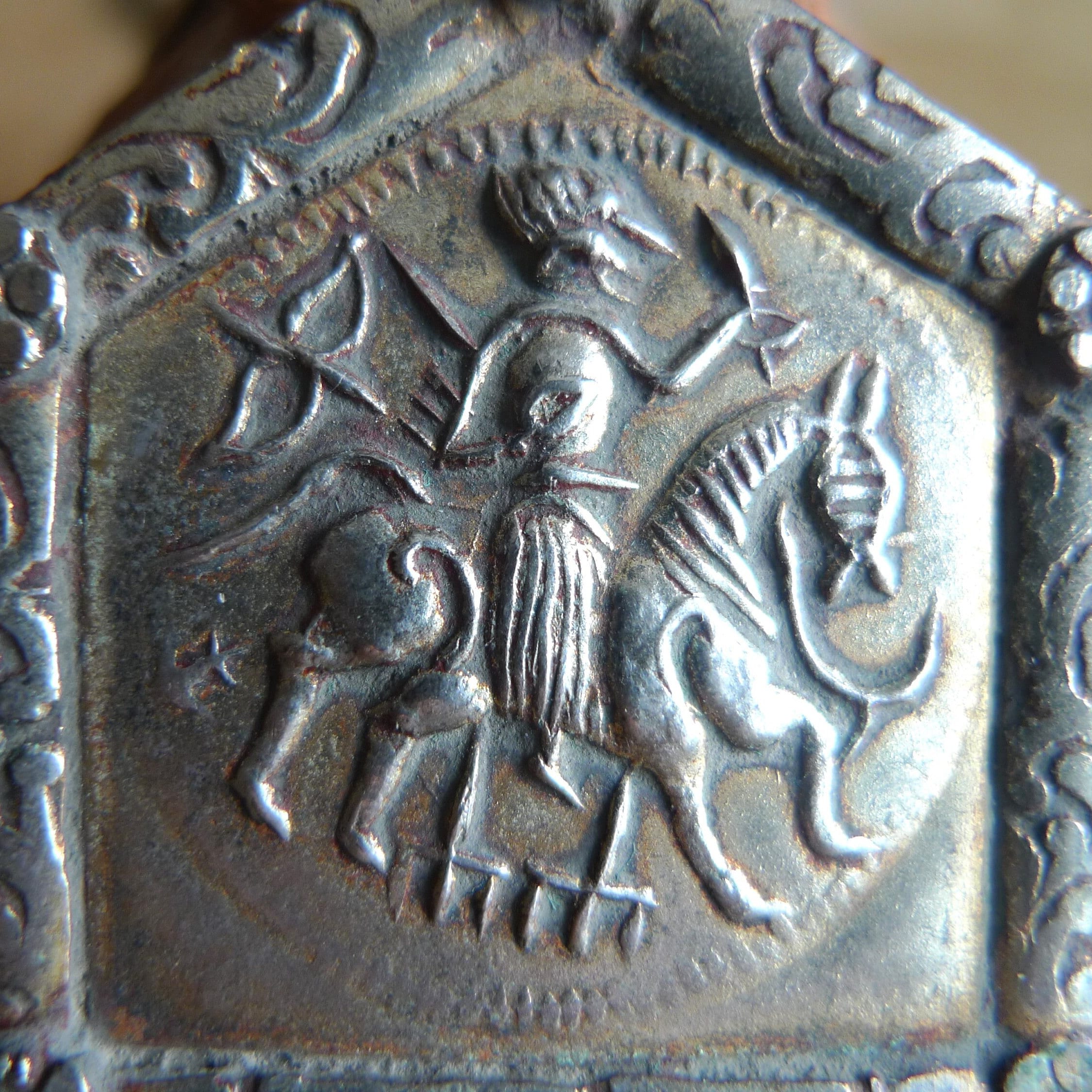 Old Pendant | God Kubera | Hindu Amulet | Tribal Jewelry From India - Etsy
