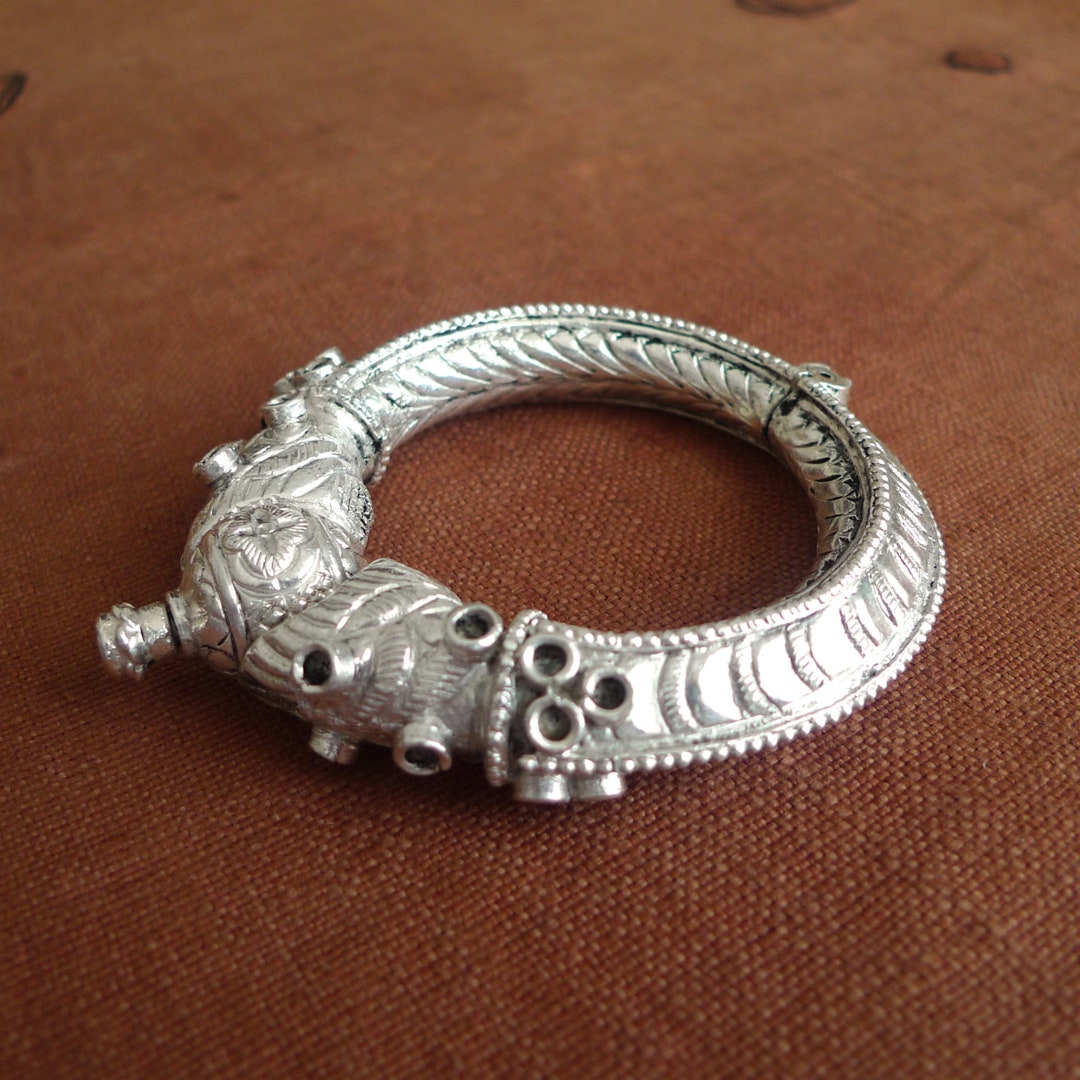 Traditional Silver Bracelet From India - Etsy