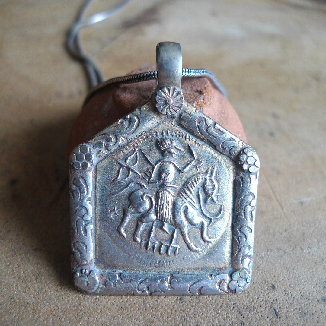 Old Pendant | God Kubera | Hindu Amulet | Tribal Jewelry From India - Etsy