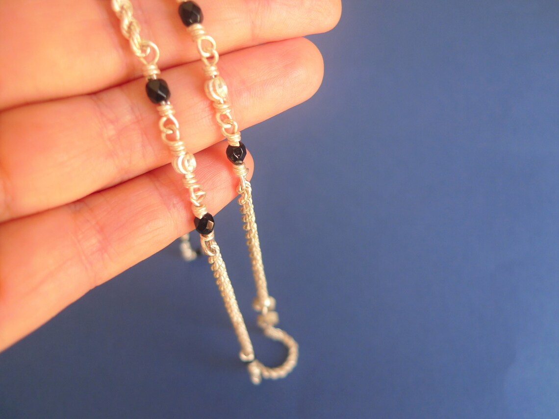 Traditional South India Silver Chain - Etsy