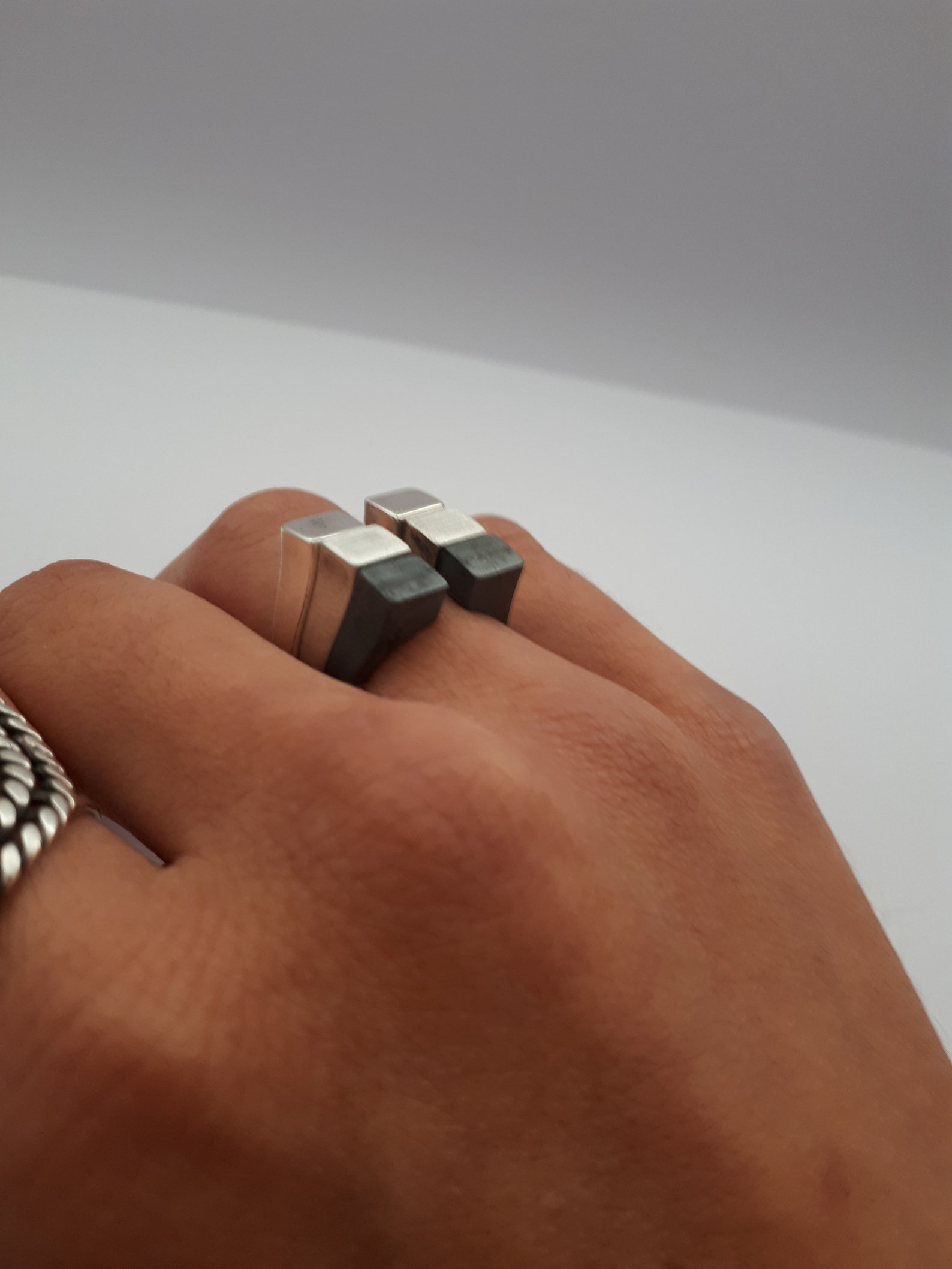 Adjustable Ring Omega Shape Open Ring Silver Cuff Ring - Etsy