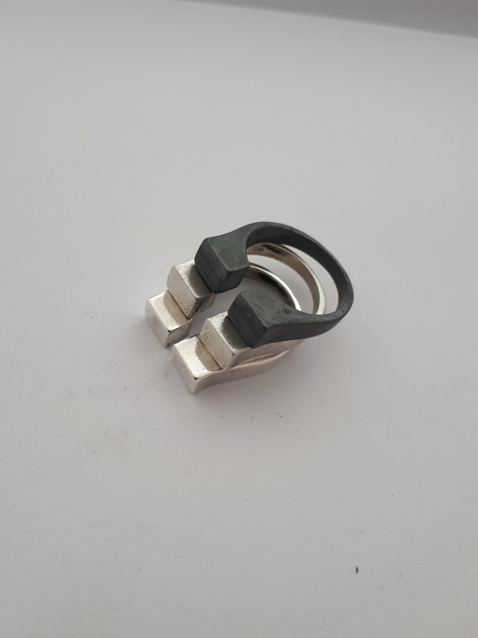 Adjustable Ring Omega Shape Open Ring Silver Cuff Ring - Etsy