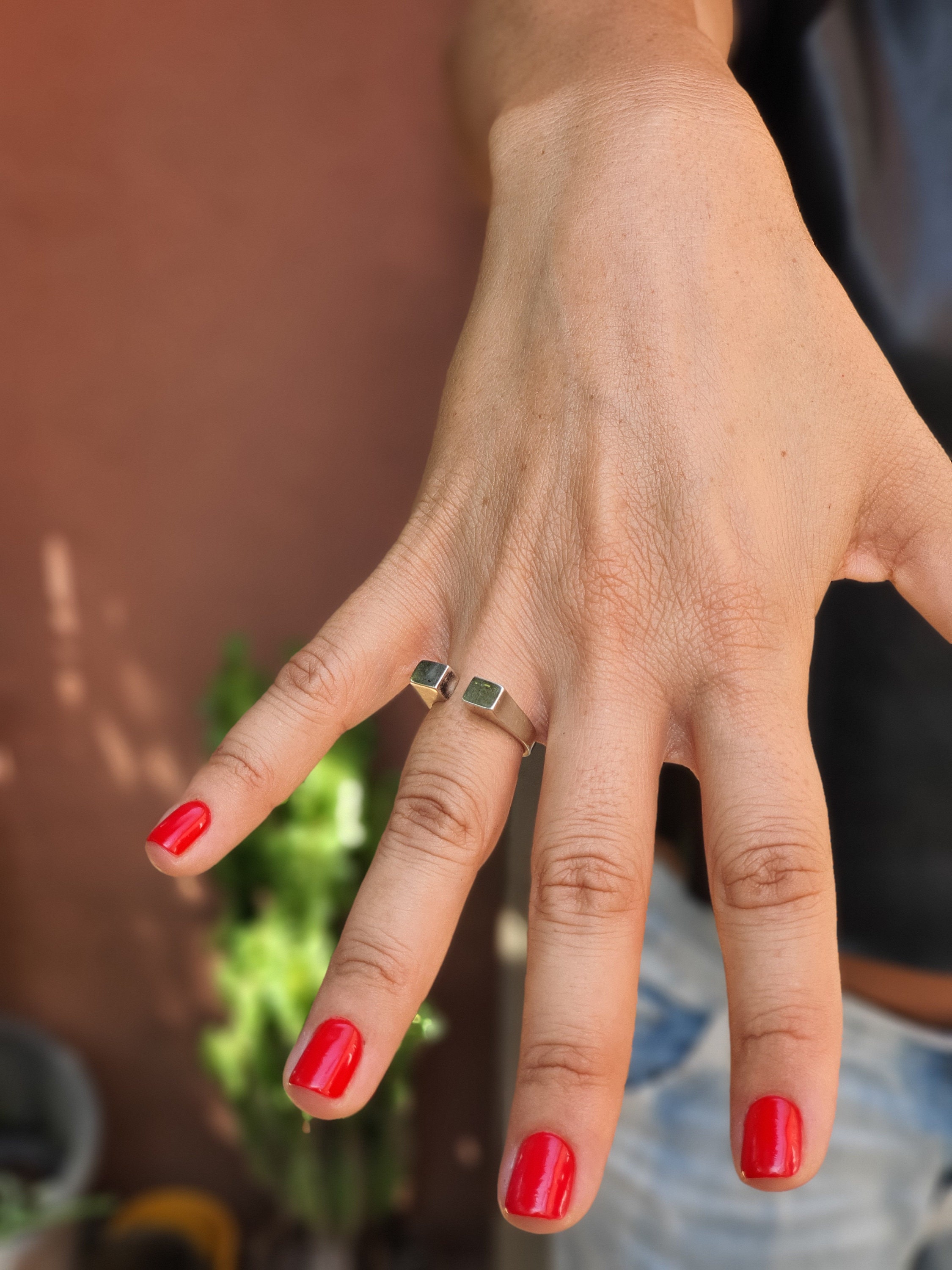 Adjustable Ring- Omega Shape - Open Ring - Silver Cuff Ring - Silver ...