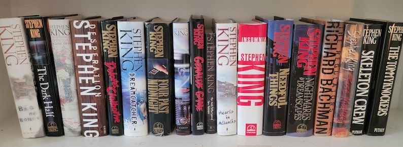 Stephen King TRUE FIRST Editions ( First Printings). FREE Ship via ...
