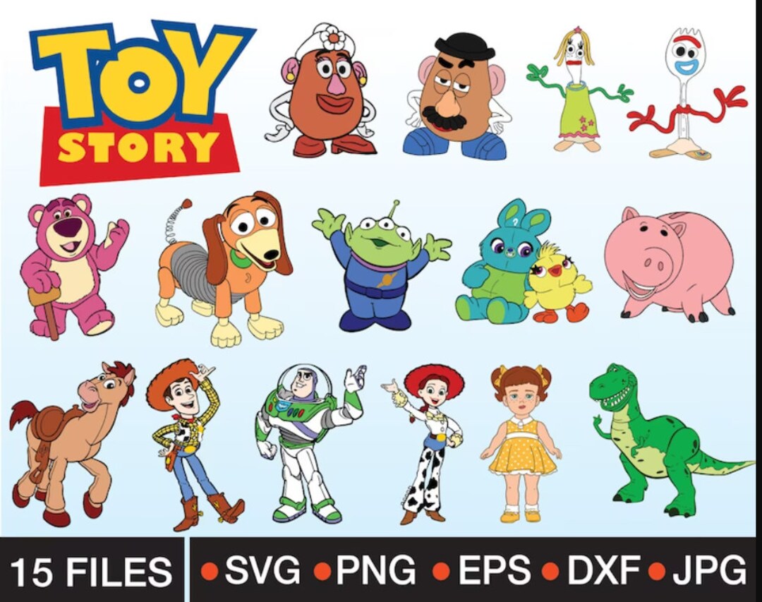 Toy Story Clipart Set Toy Story Svg Cut Files for Cricut / - Etsy