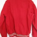 Vintage Wool Varsity Jacket // Red and Grey b Letterman Bomber ...