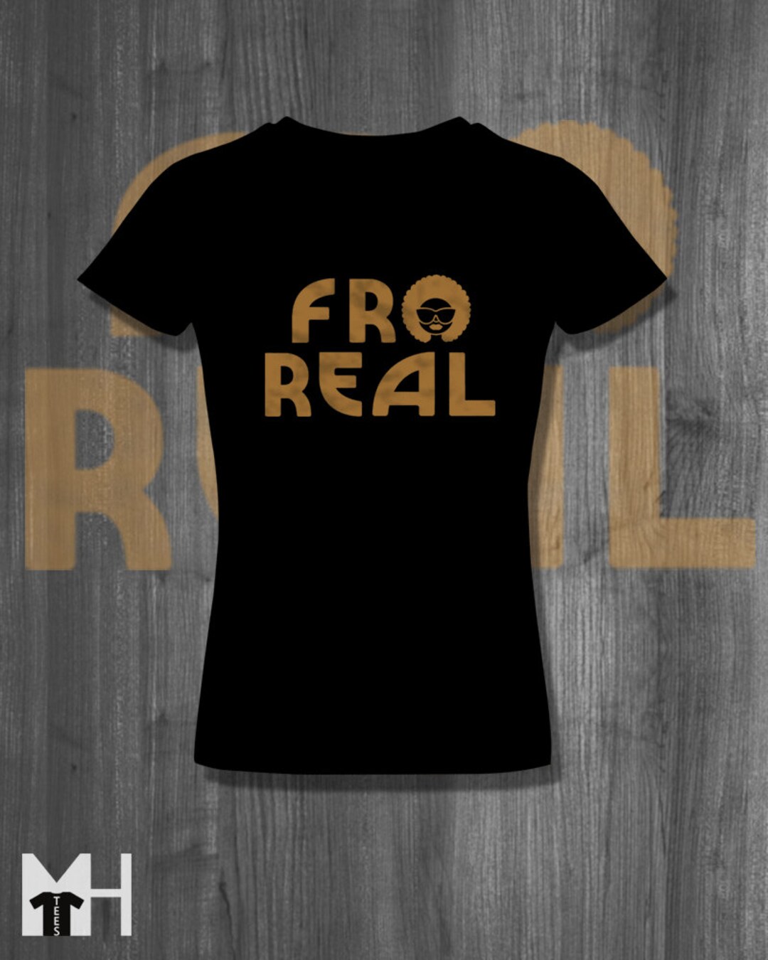 Fro Real Natural Hair T Shirt Black Friday Tops and Tees T-shirts| Free ...