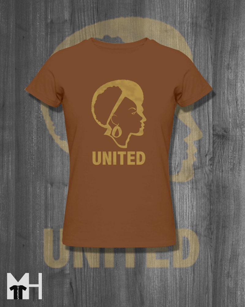 United T Shirt Natural Hair T Shirt Tops and Tees T-shirts T Shirts ...