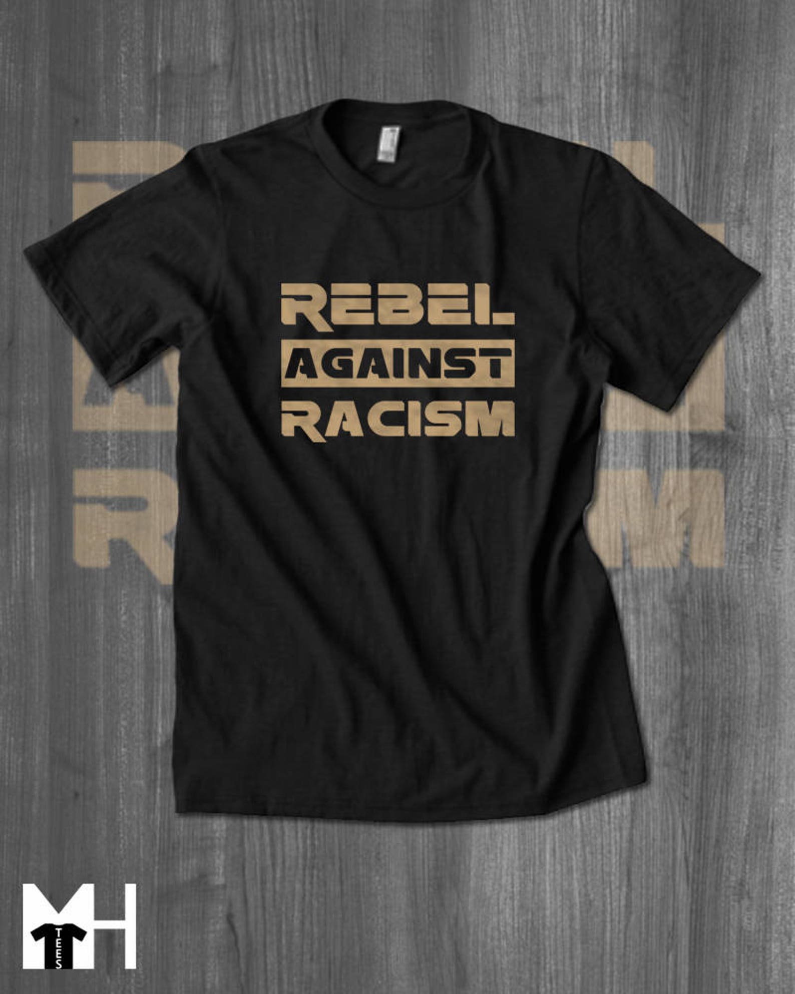 Rebel Against Racism T Shirt Tops and Tees T-shirts T Shirts| Free ...