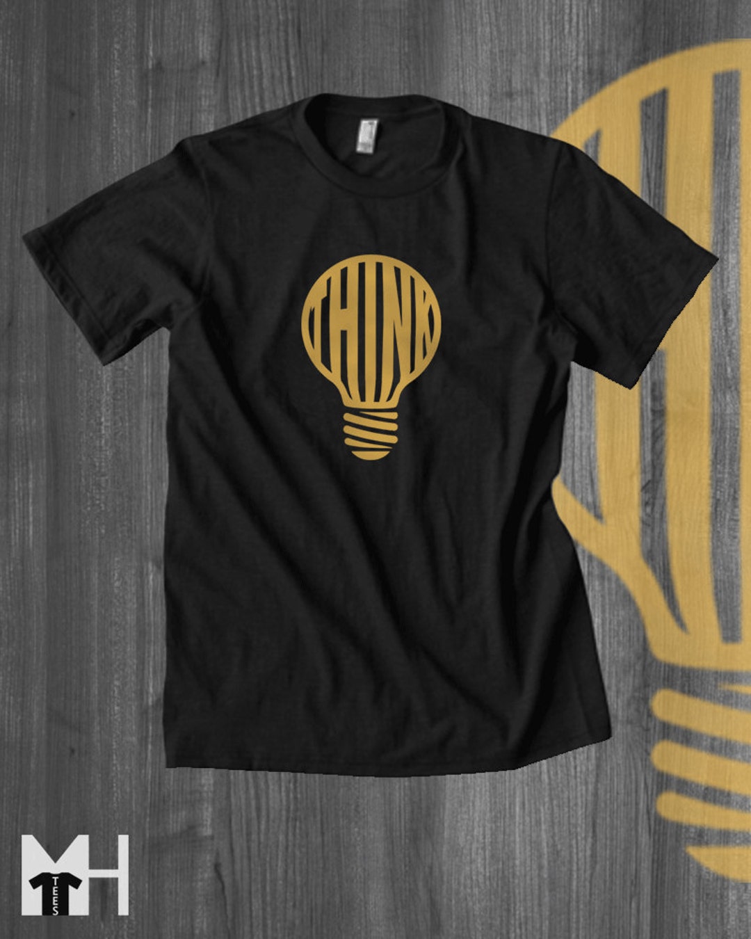 Think T Shirt Positive Message T Shirt Inspiring Tee Cool T Shirts ...