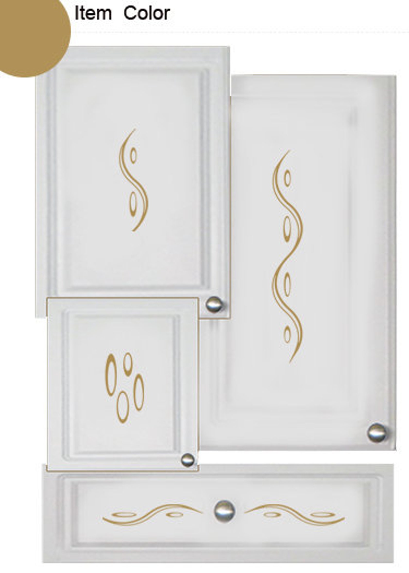 Kitchen Cabinet Decals - Waves Theme - Etsy