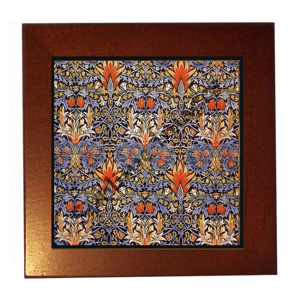 WM001 Gloss Ceramic Tile Vintage William Morris Design - Etsy