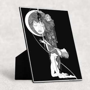 PL010 Ceramic Tile or Hardboard Panel With Easel or Wall Plaque 8 X 10 ...