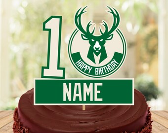 Milwaukee Bucks Cake Topper - Etsy Australia