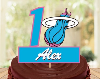 Miami Heat Vice Birthday Cake Topper - Etsy