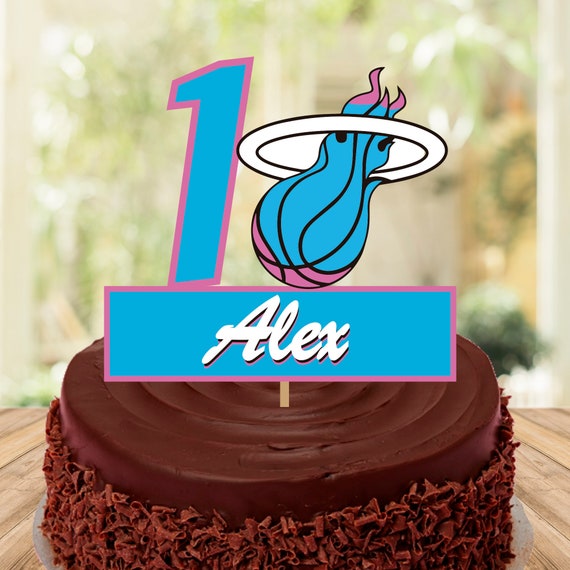 Miami Heat Vice Cake Topper and Centerpiece Miami Heat Vice | Etsy