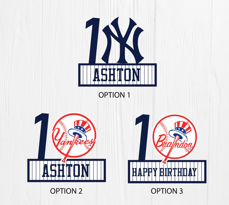 NY Yankees Cake Topper and Centerpiece NY Yankees Digital | Etsy