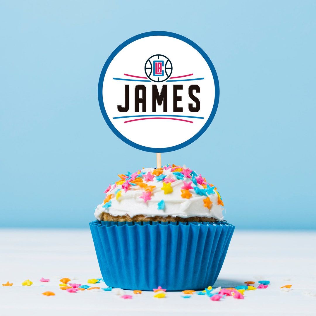 LA Clippers Topper Label La Clippers Digital Topper Wrapper - Etsy