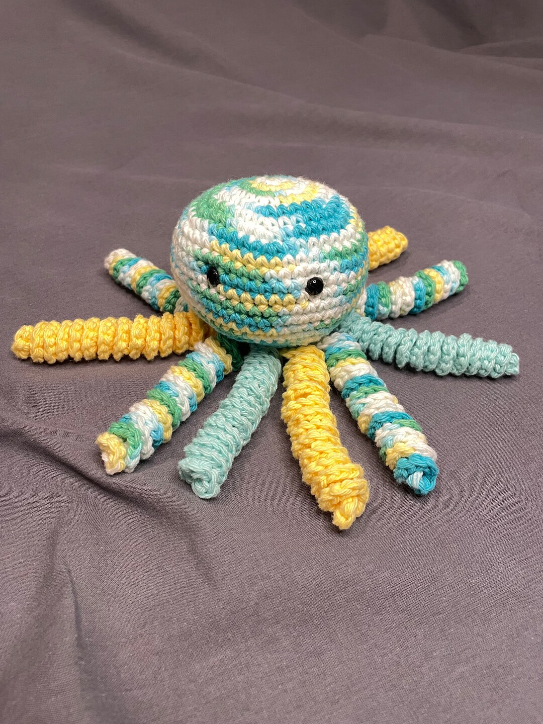 Teal & Yellow Jellyfish / Stuffed Animal / Stuffy / Plush - Etsy