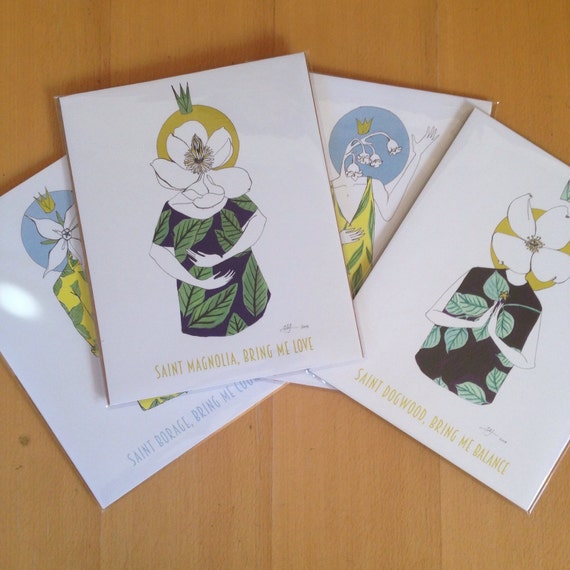 Full set of Flower Saints | Etsy