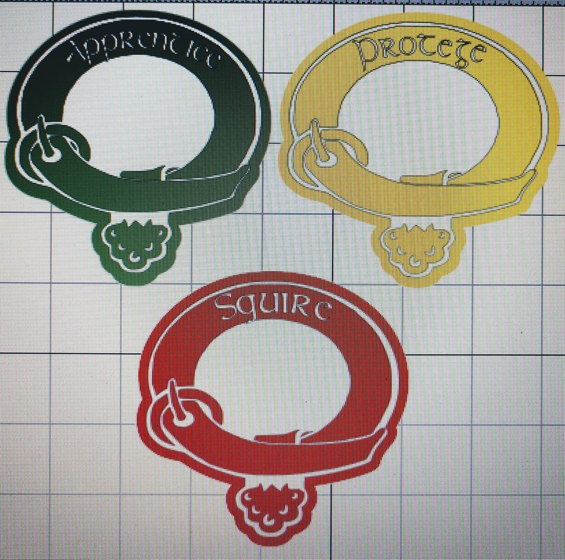 SCA belt decals | Etsy