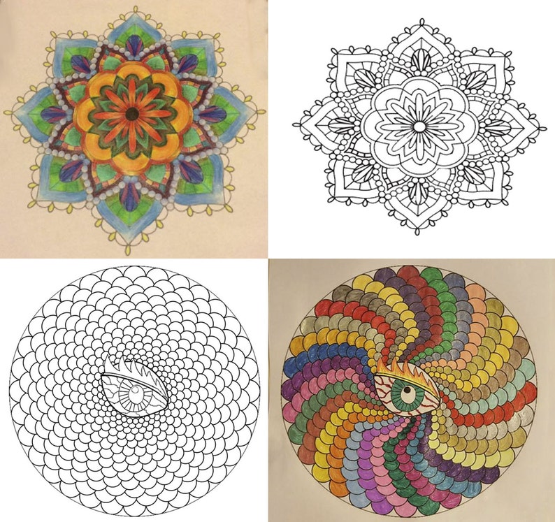A Collection of Mandalas Book One - Etsy