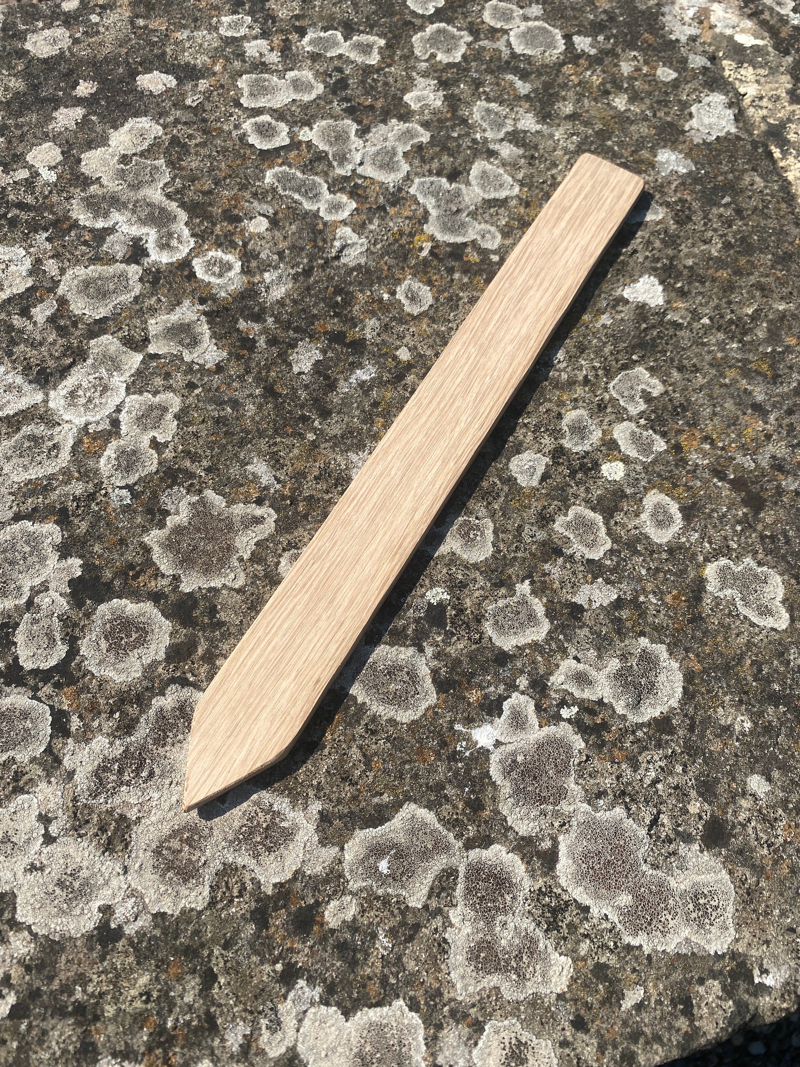 Large Oak Plant Label - Various Lengths (3cm X 0.5cm) - Etsy UK