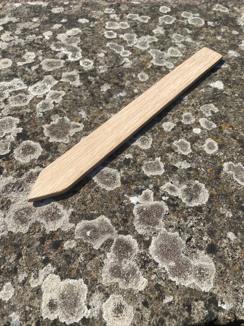 Large Oak Plant Label - Various Lengths (3cm X 0.5cm) - Etsy UK