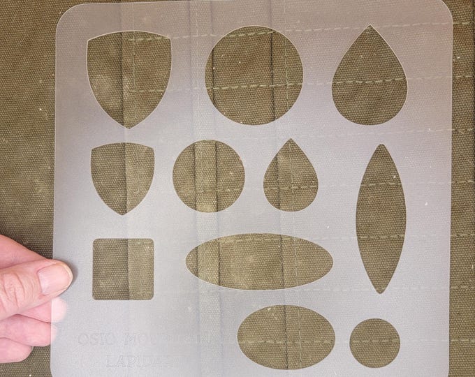 Basic Shape Cabochon and Craft Template - Etsy