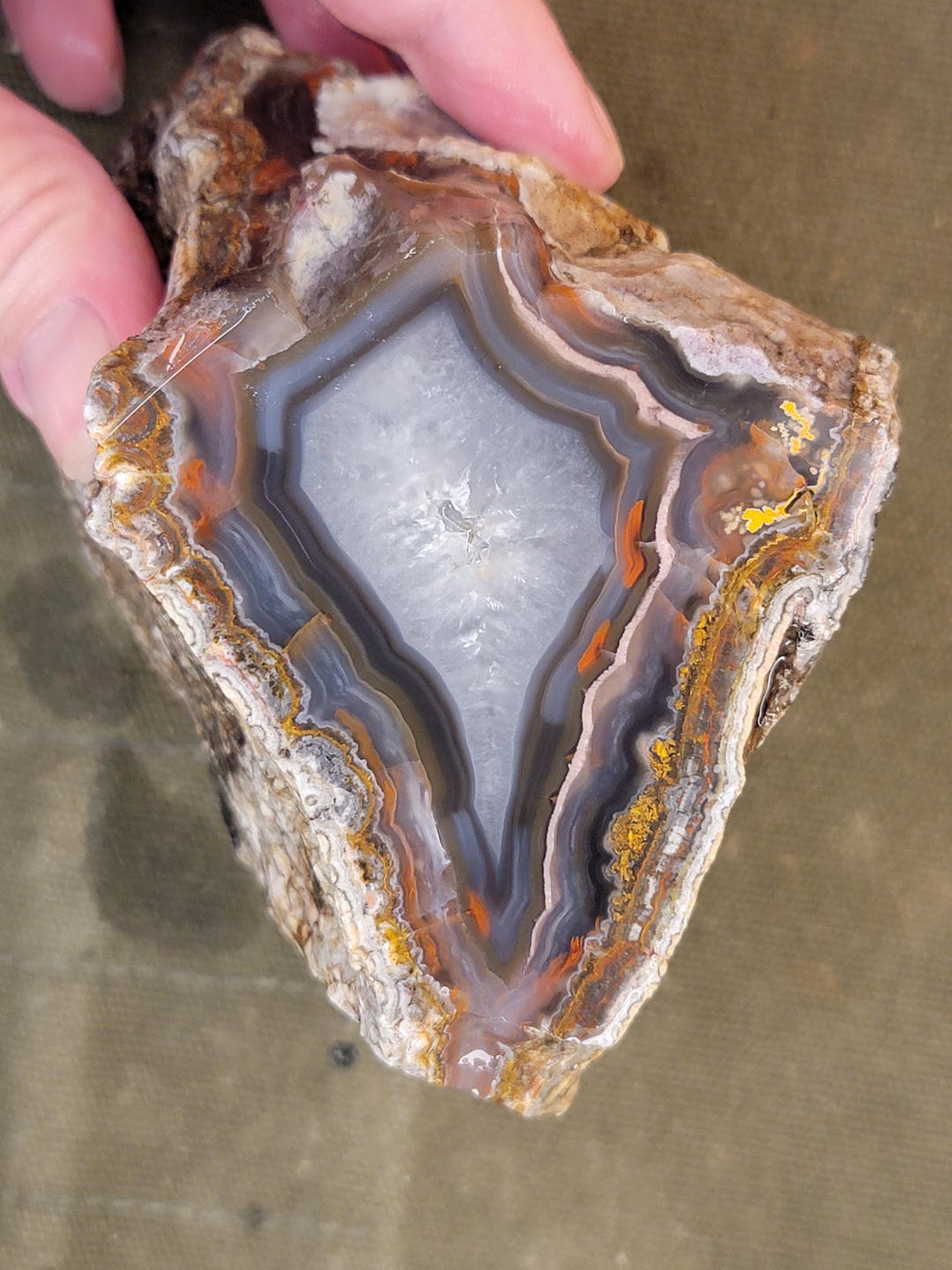 BANDED AGATE Rough Lapidary Raw Rock - Etsy