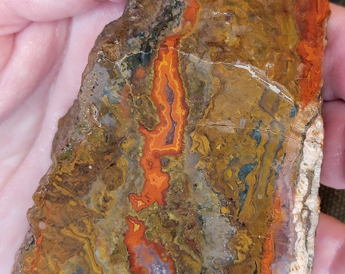 Moroccan Seam Agate Faced Rough - Etsy