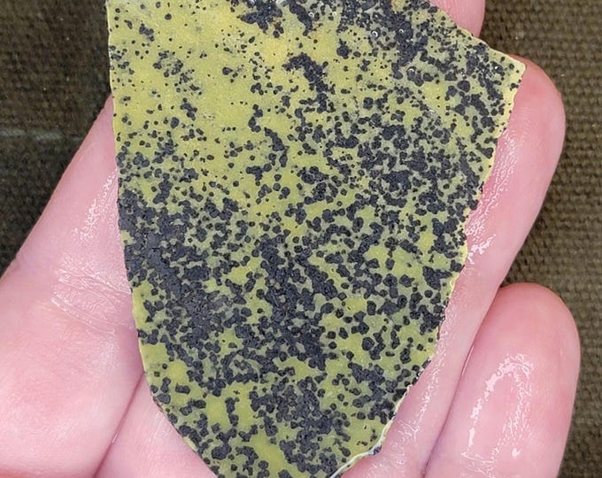Serpentine and Magnetite Mini Slab - Lapidary Rough - Etsy
