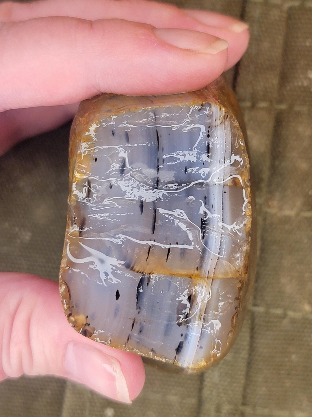 Montana Moss Agate Rough Rock - Etsy