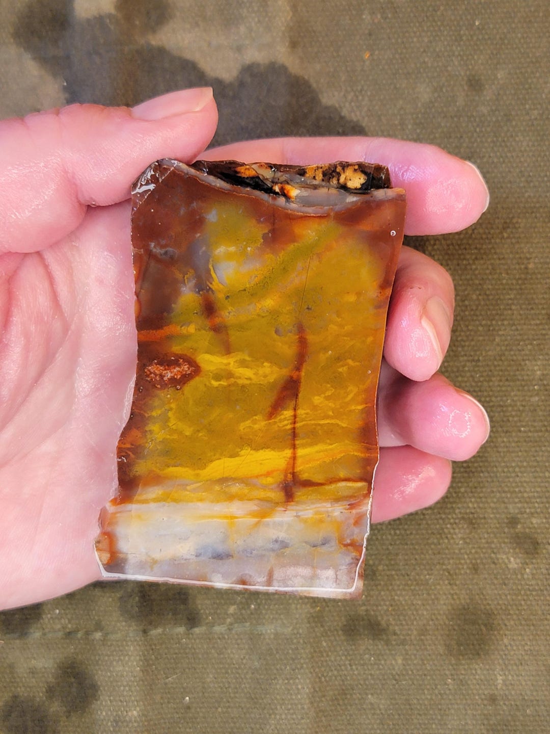 Red and Yellow Jasper Rough End Cut - Etsy