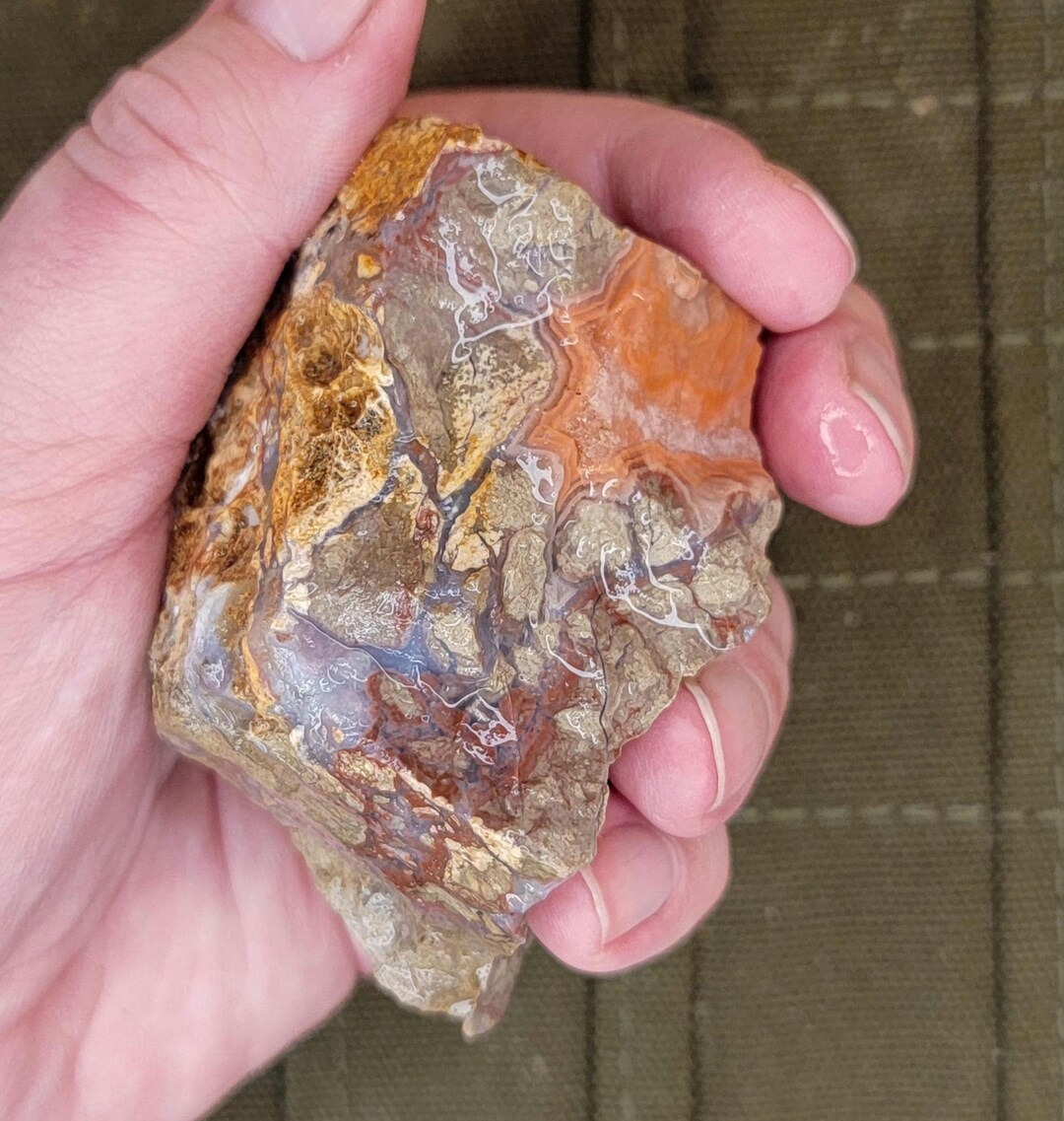 Teepee Canyon Agate Rough Rock - Etsy