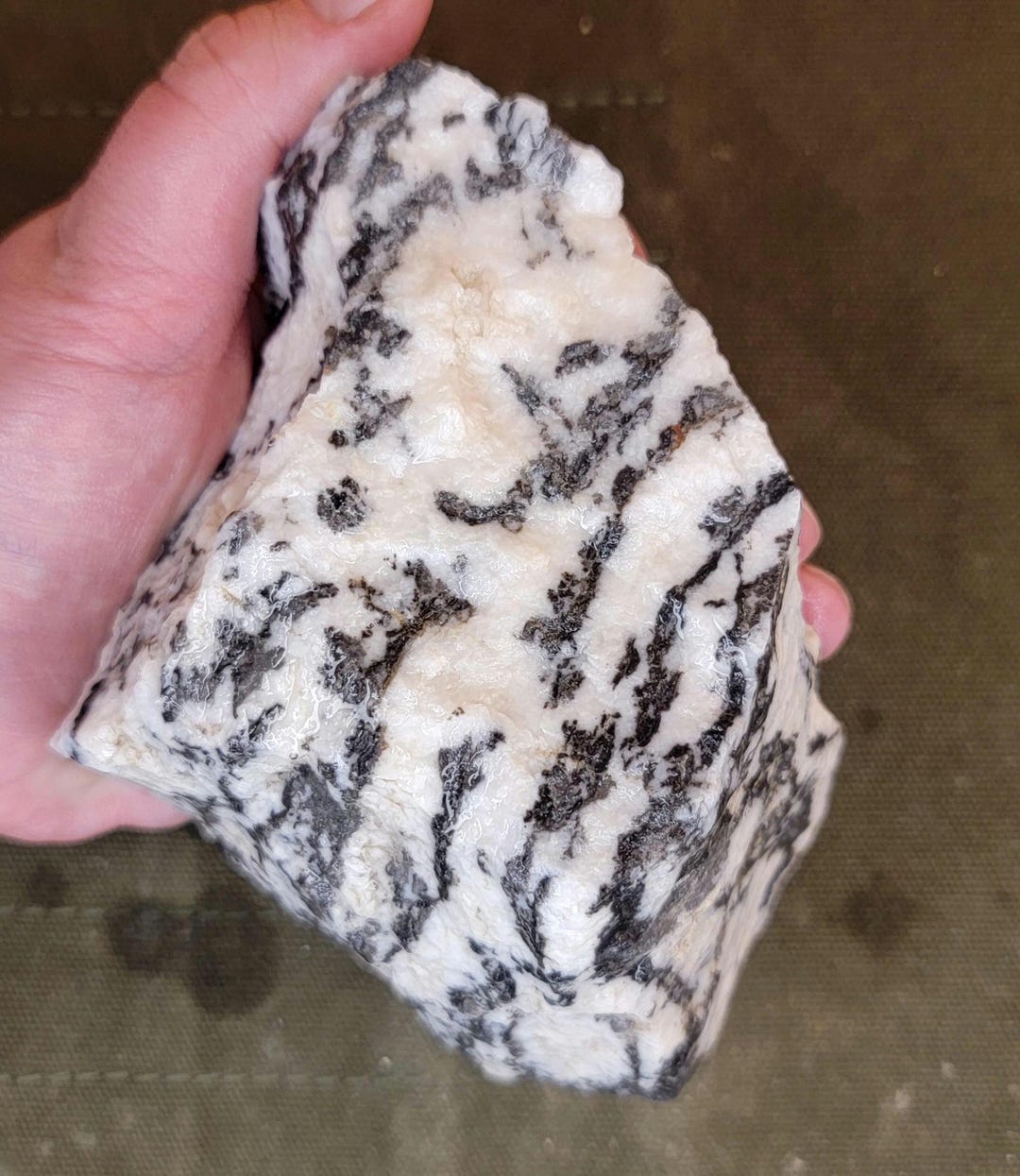 Large Zebra Marble Rough Rock - Etsy