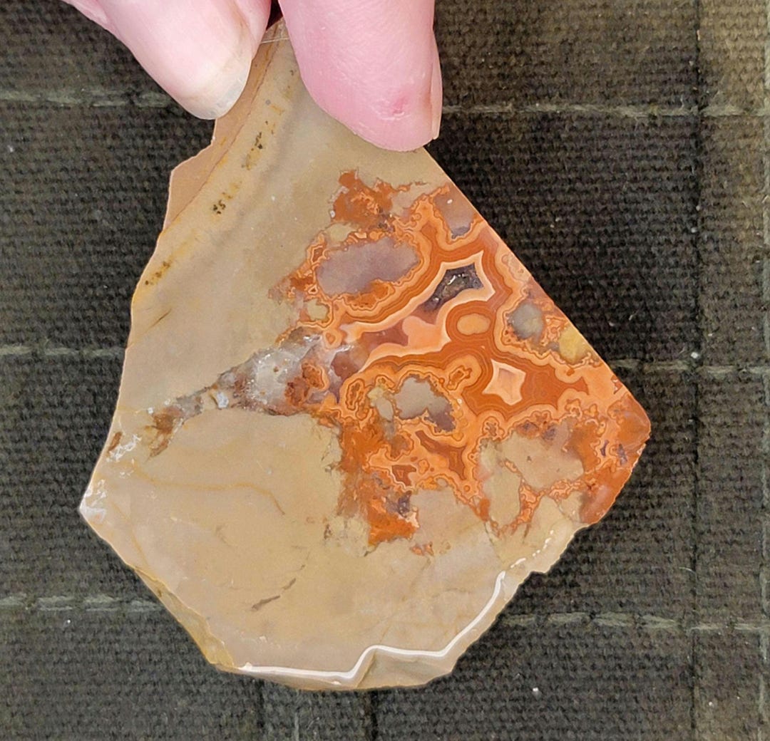 Teepee Canyon Agate Slab Slice - Etsy