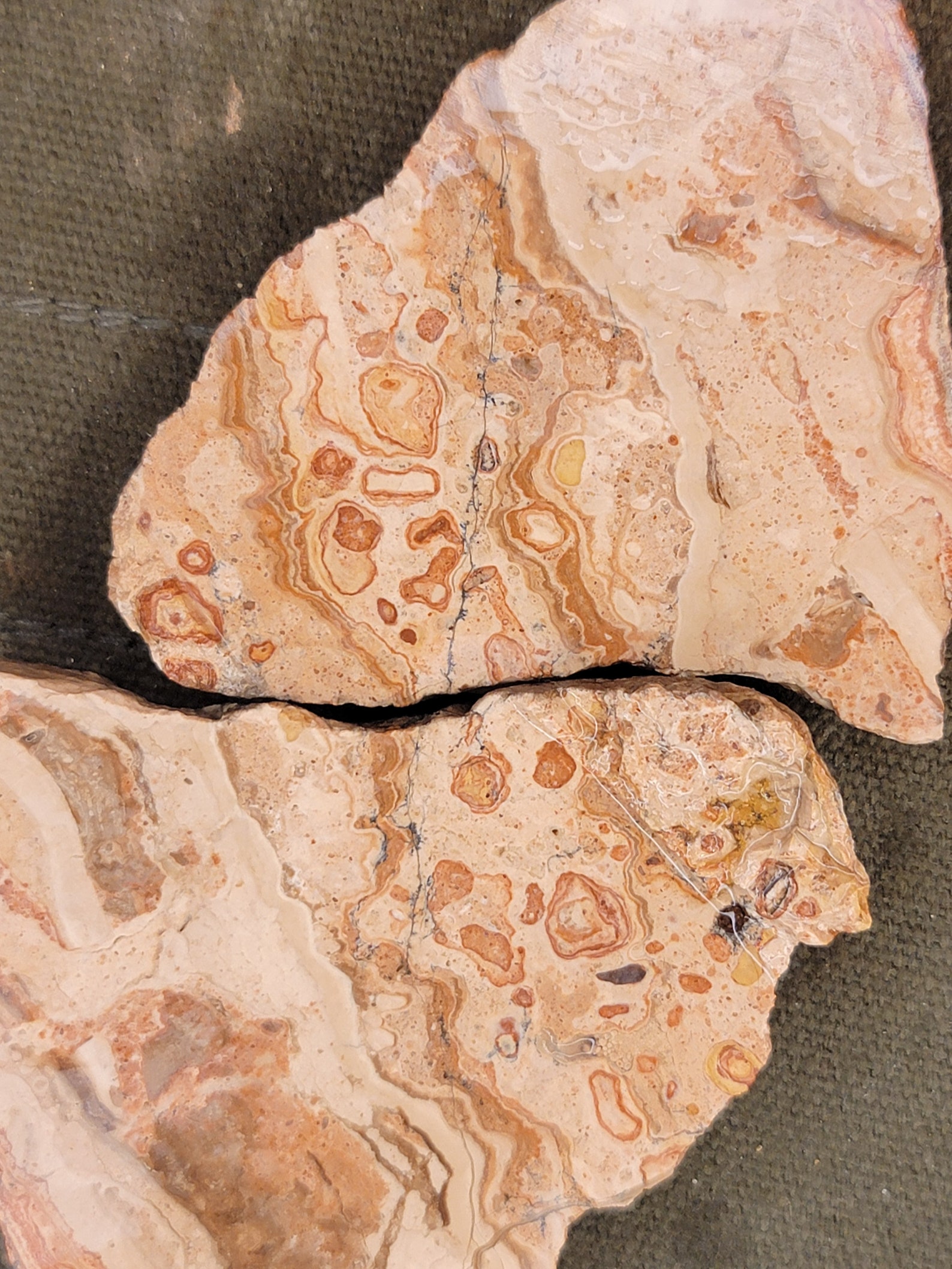 Lot of 2 CALICHE Rough Slabs Lapidary Rock - Etsy