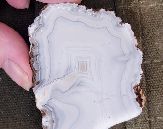 Thick Moroccan Agate Rough Slab Slice - Etsy
