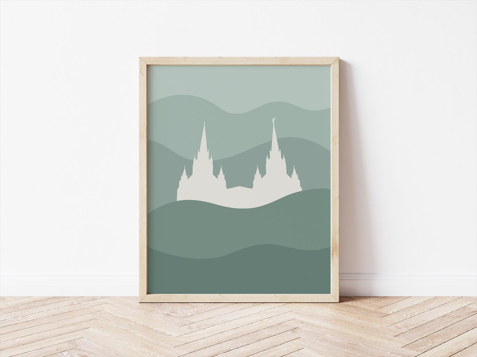 Custom Temple Digital Printable | Temple Art Printable | LDS Temple ...